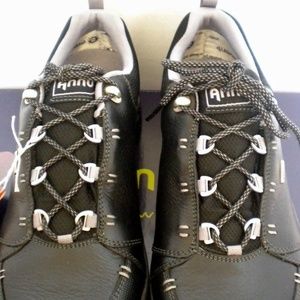 Ahnu | Shoes | Ahnu Montara Ii Womens Black Leather Hiking Shoes | Poshmark